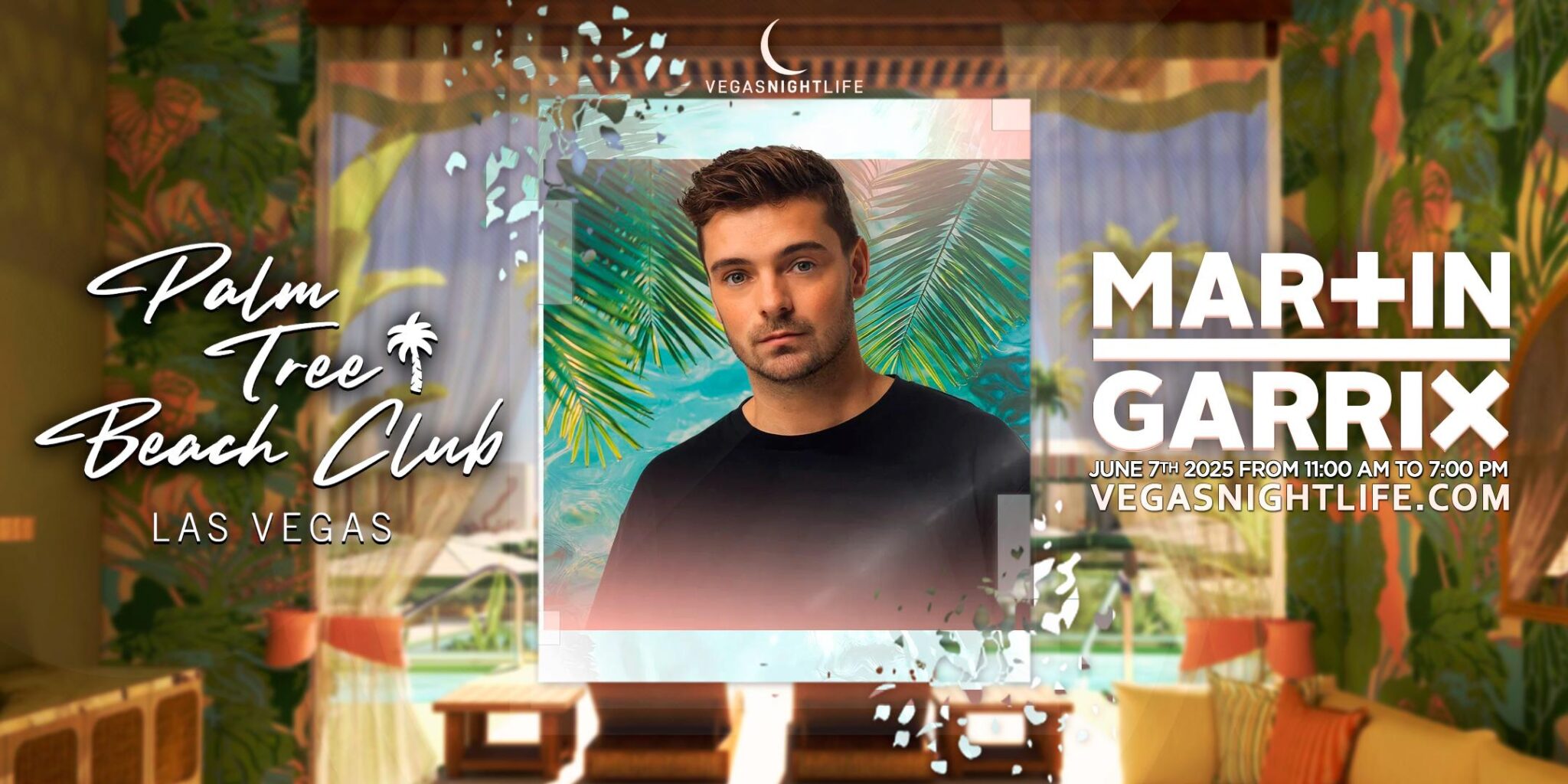 Martin Garrix | Saturday Pool Party Vegas | Palm Tree Beach Club ...